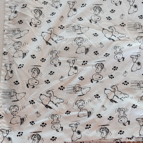 Peanuts | Bedding | Peanuts Snoopy Patterned Flat Sheet | Poshmark